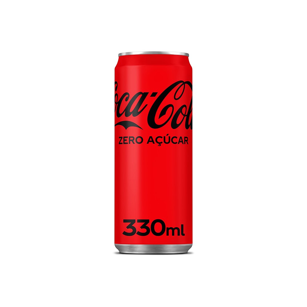 Alimentar: Refrigerante Com Gás Coca-Cola Zero Lata (330ml)